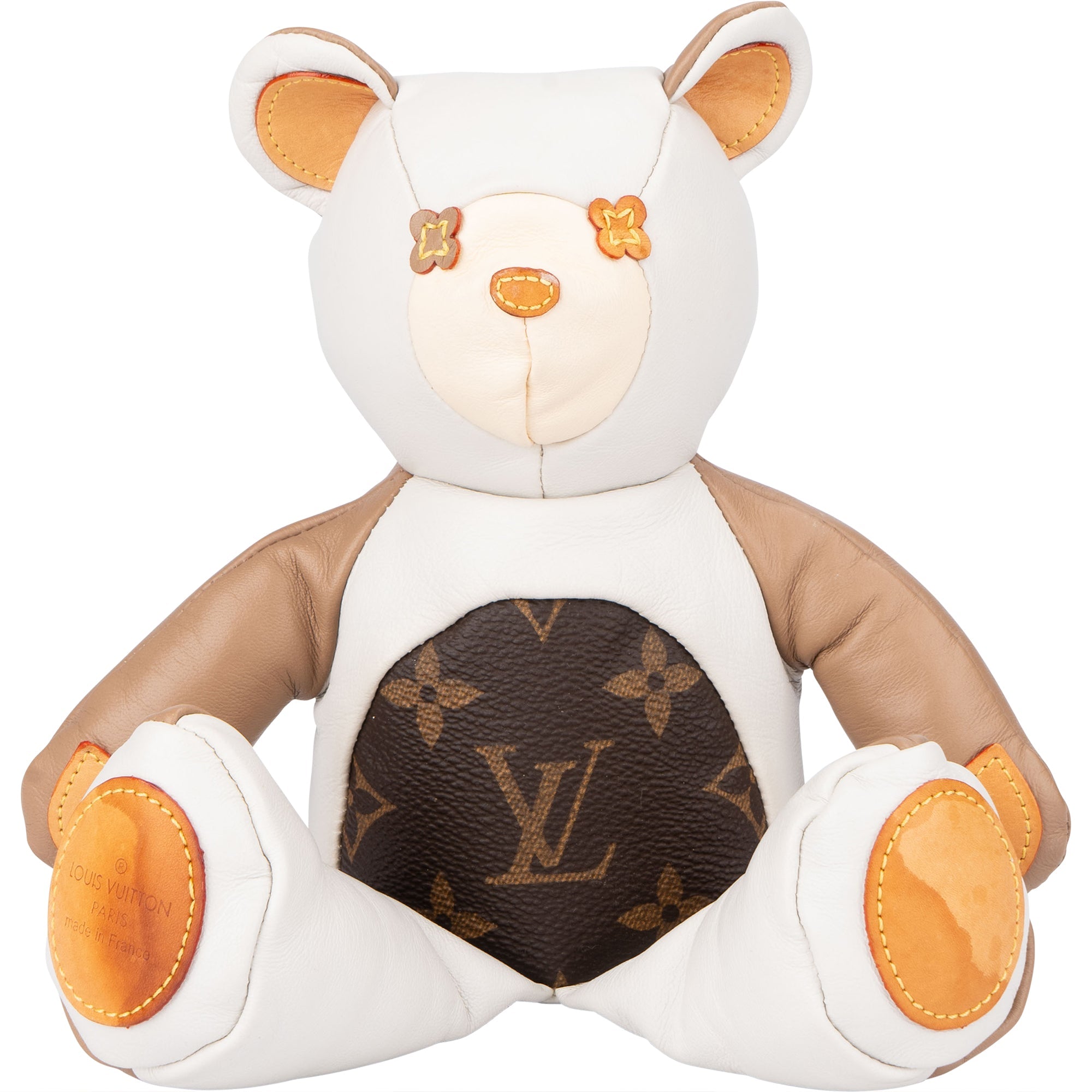 Louis Vuitton Leather Canvas Monogram Teddy Bear – vintage on friday