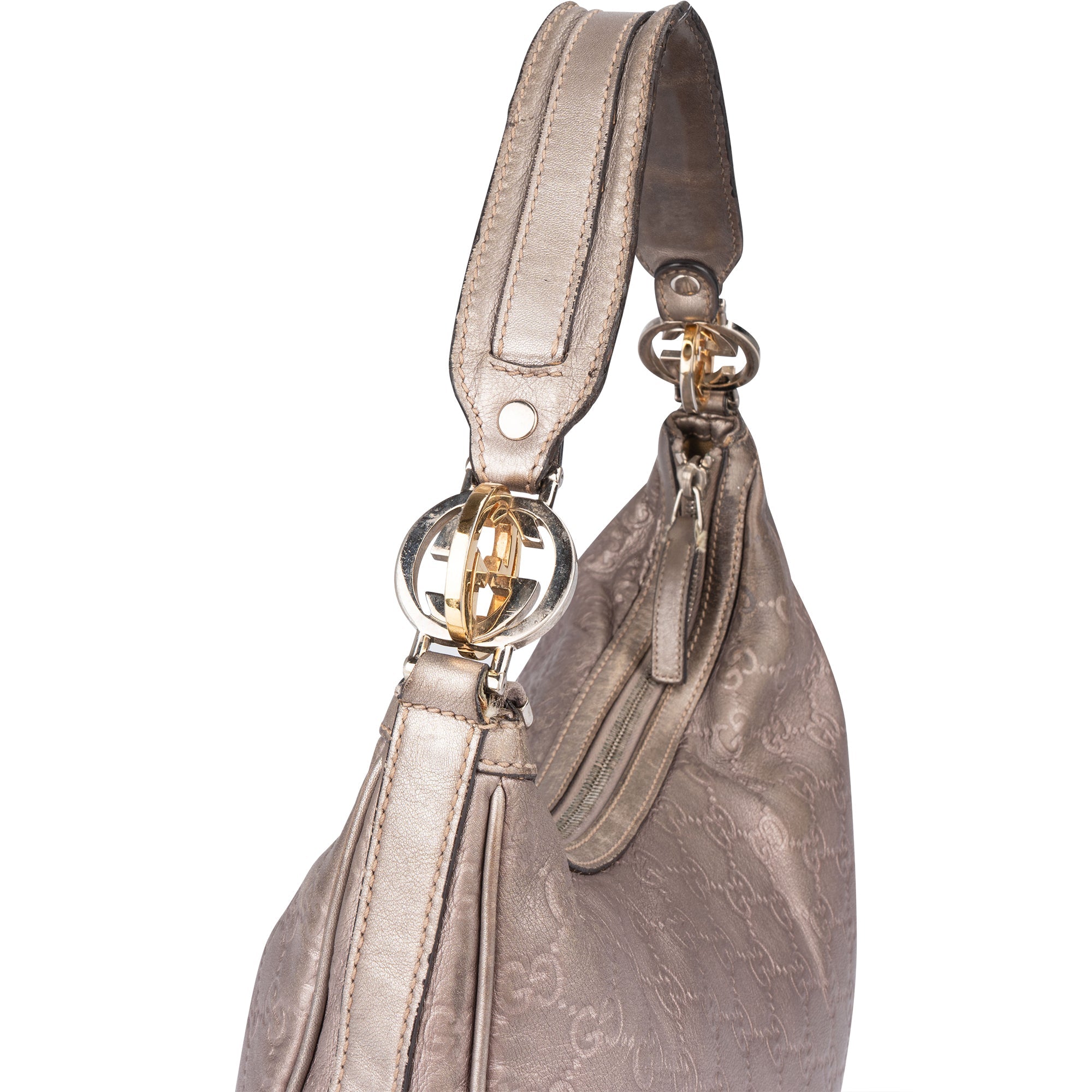 Gucci GG Leather Monogram Twin Handbag – vintage on friday