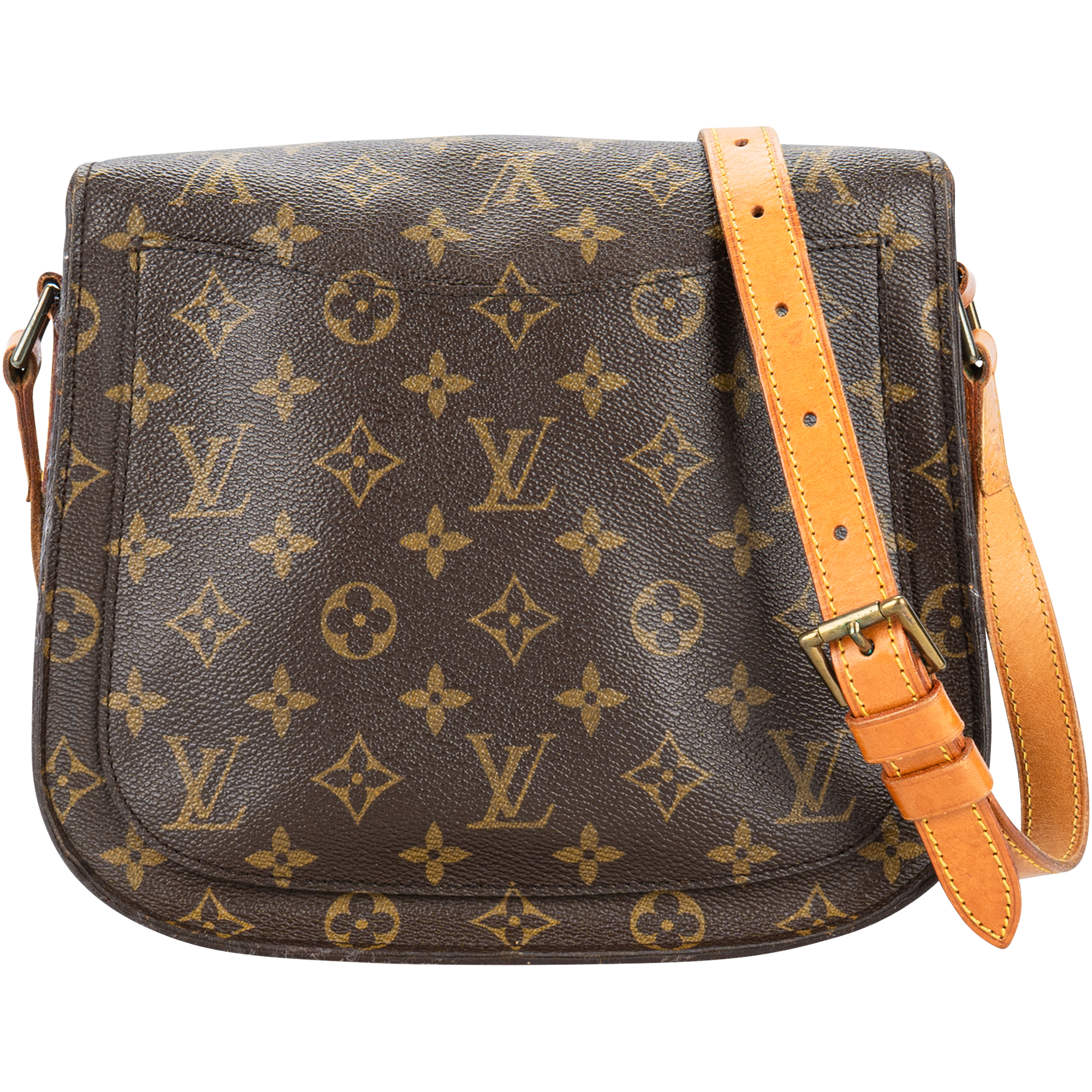 Louis Vuitton Canvas Monogram Saint Cloud GM Crossbody Bag – vintage on ...