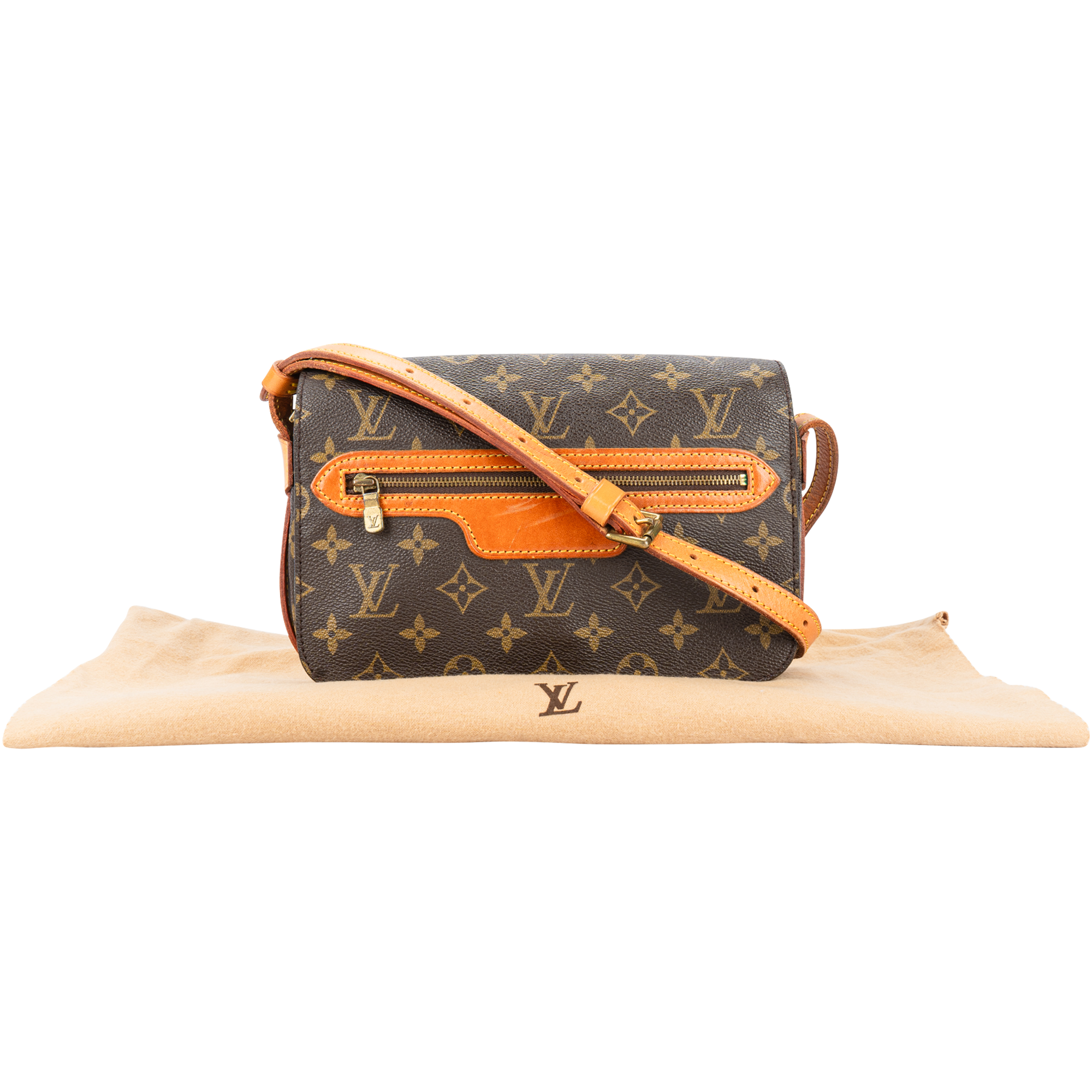 Louis Vuitton Canvas Monogram Saint Germain PM Crossbody Bag – vintage ...