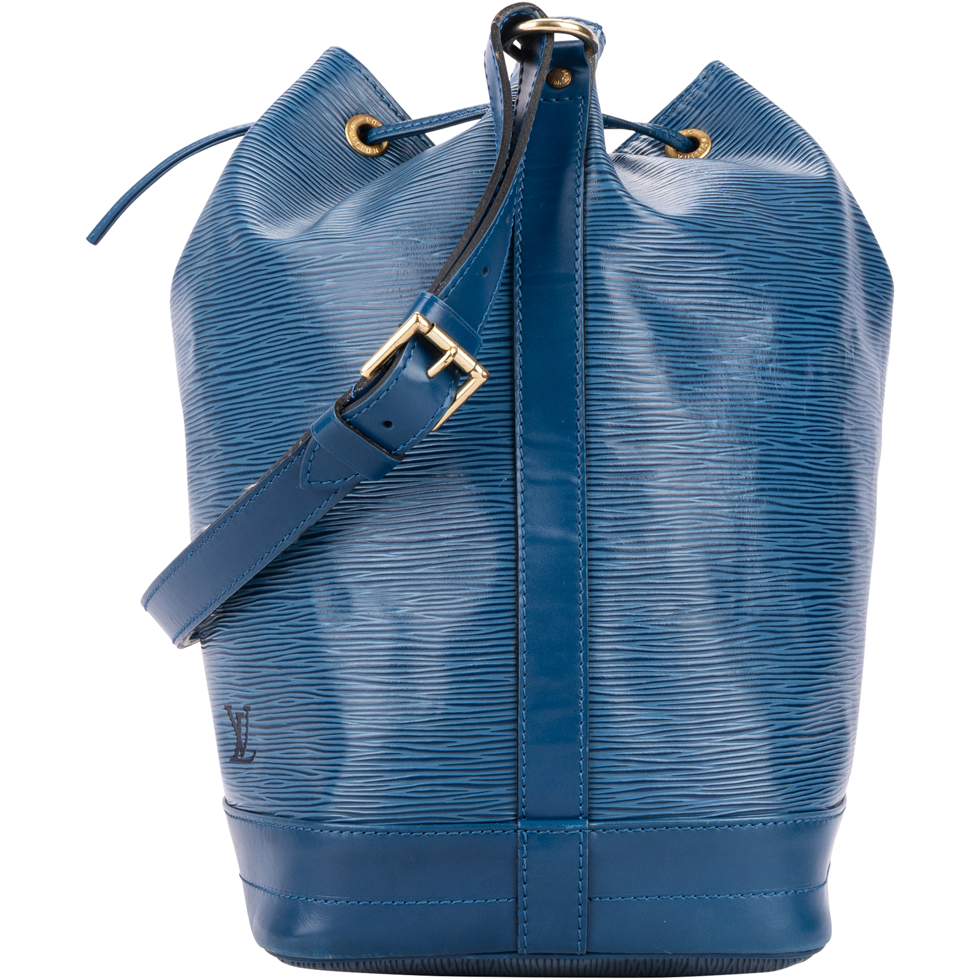 Louis Vuitton Blue Epi Leather Sac Noe Grande Shoulder Bag – vintage on ...