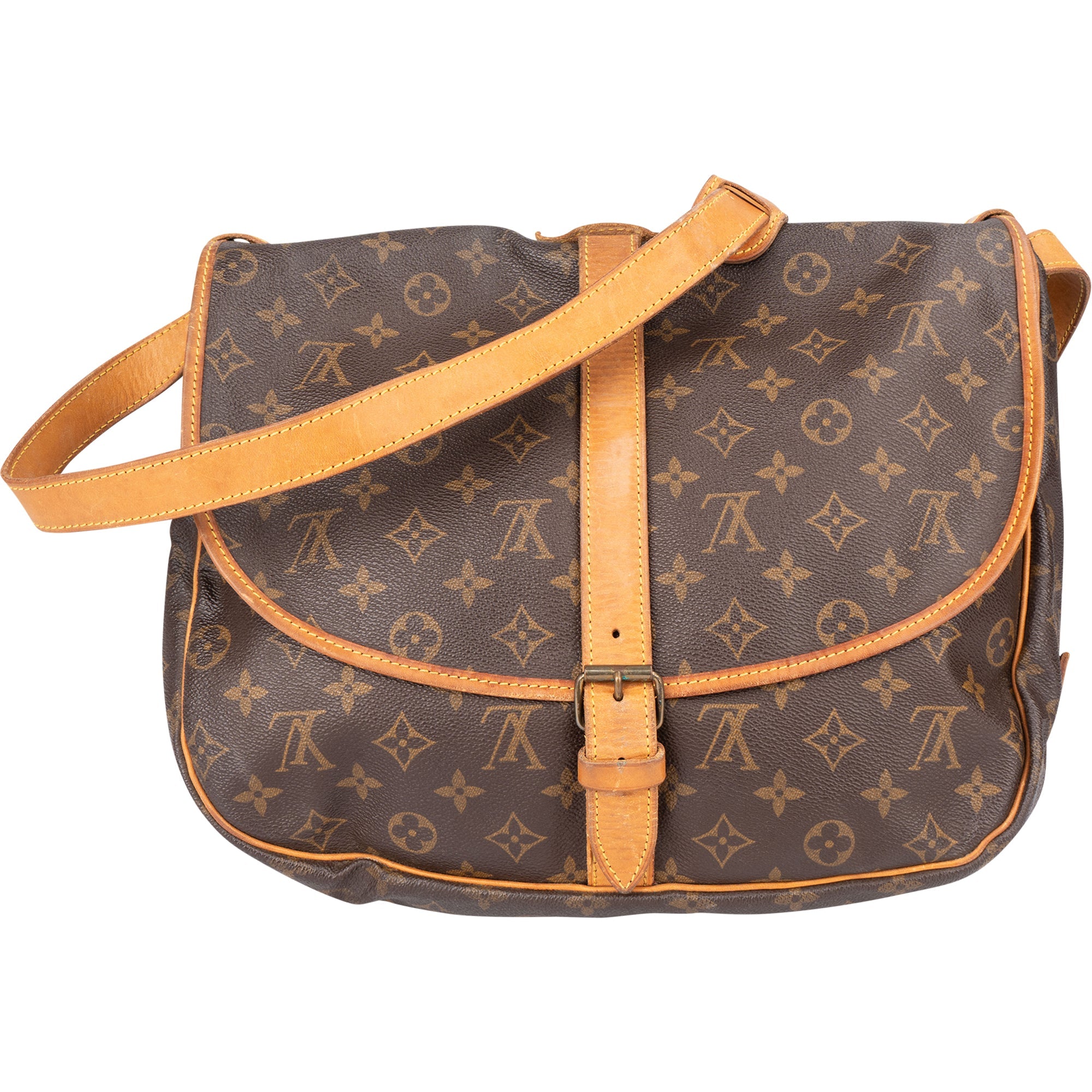 Louis Vuitton Canvas Monogram Saumur 35 Crossbody Bag – vintage on friday