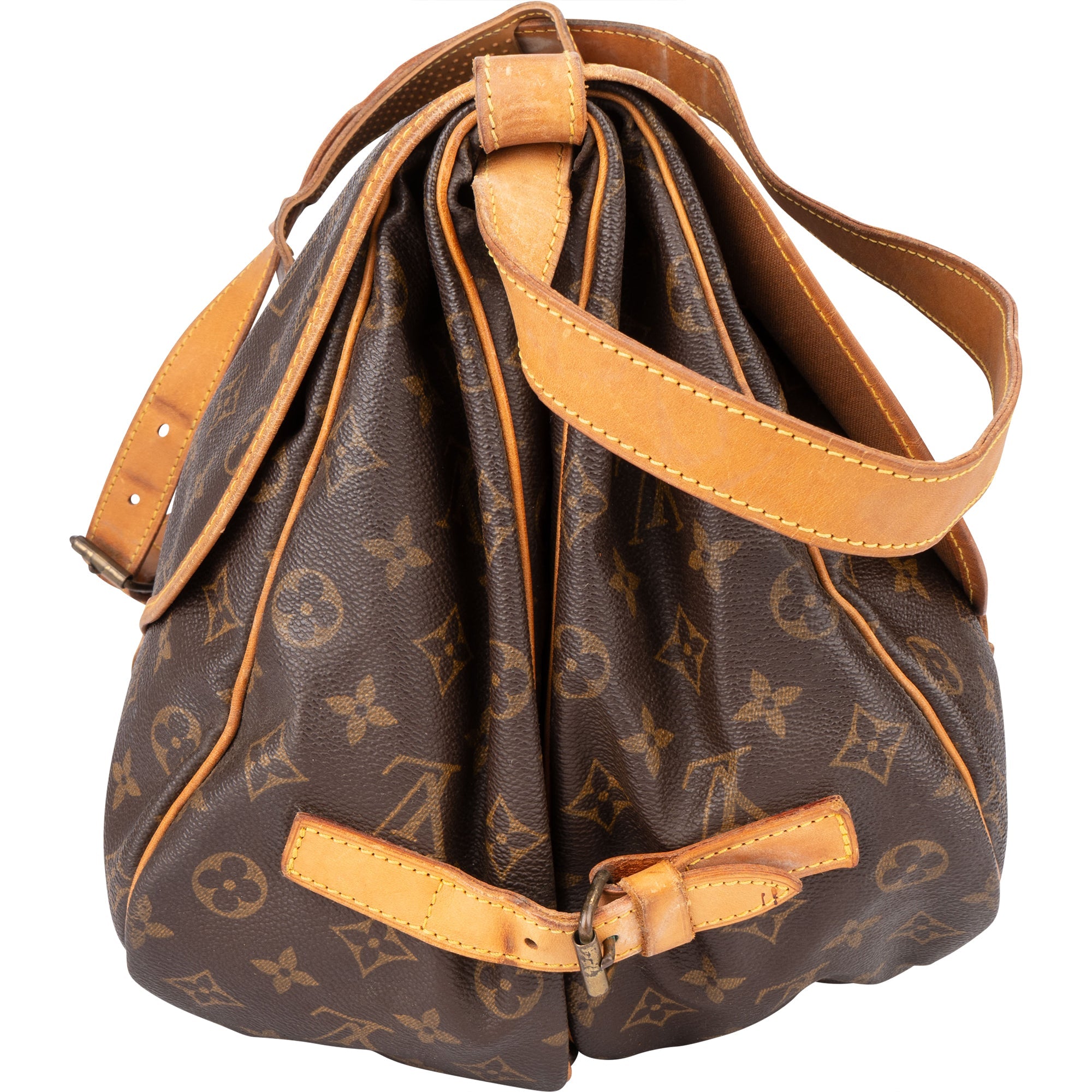 Louis Vuitton Canvas Monogram Saumur 35 Crossbody Bag – vintage on friday