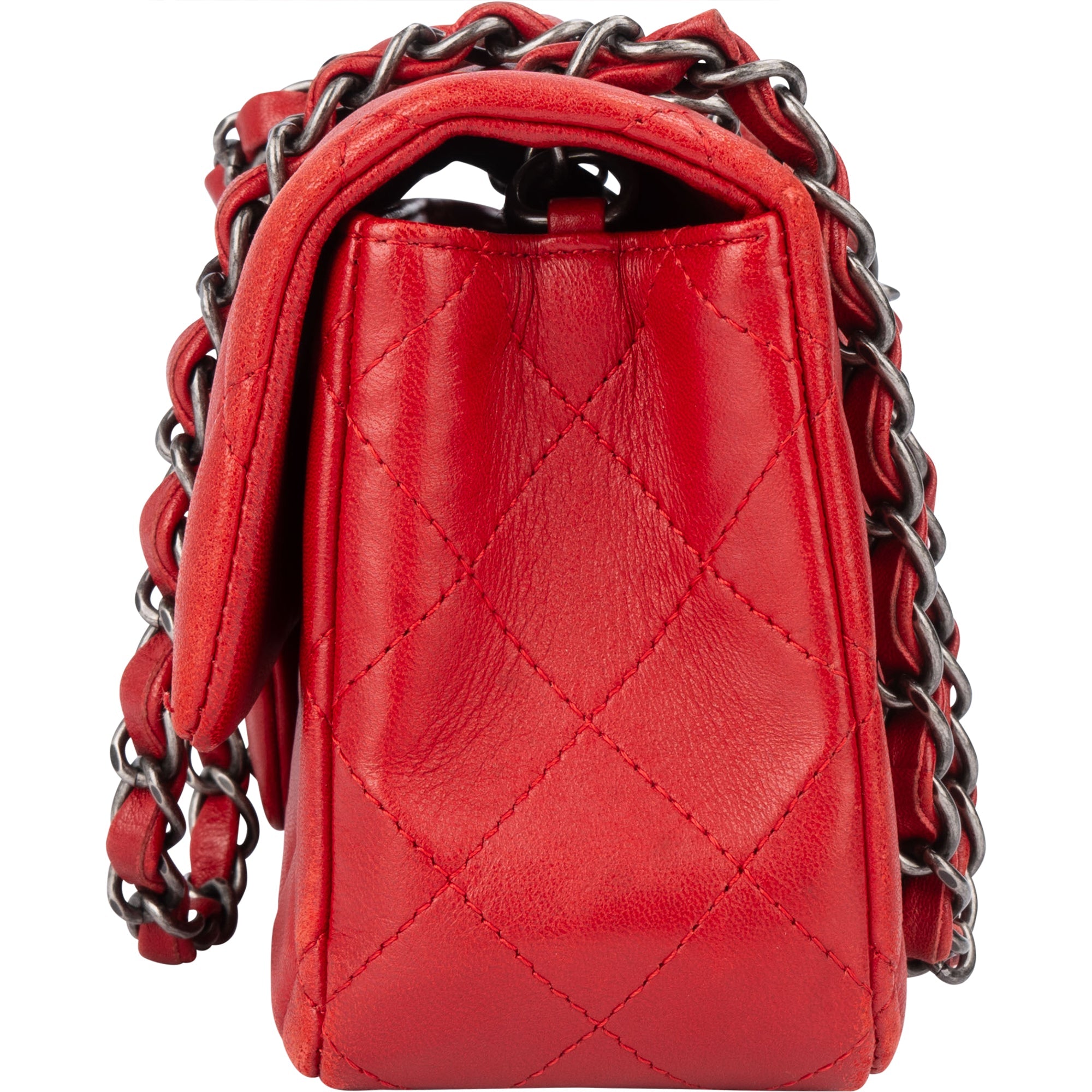 Chanel Quilted Lambskin Antique Single Flap Crossbody Bag – vintage on ...