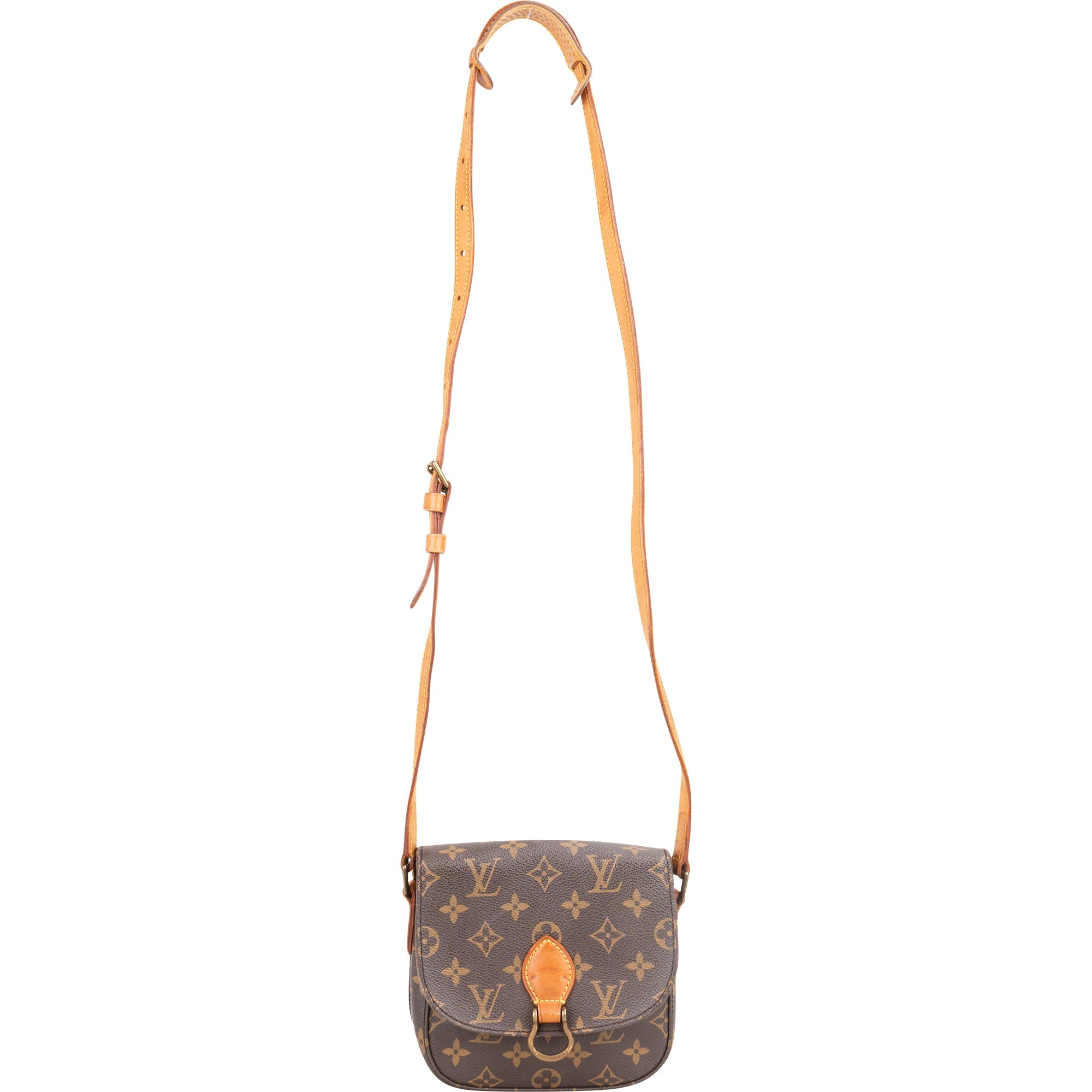 Louis Vuitton Canvas Monogram Saint Cloud PM Crossbody Bag – vintage on ...