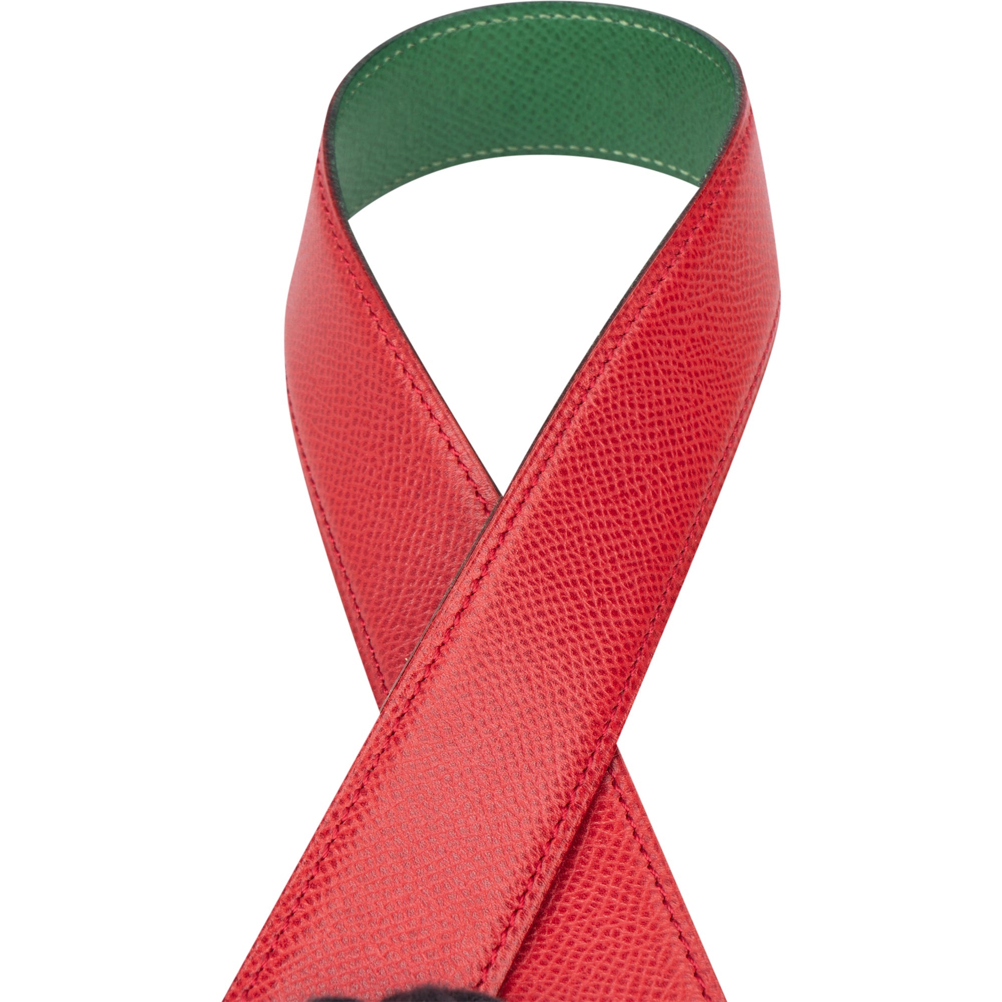 Hermès Reversible Leather Gold Tone H Belt (65) – vintage on friday