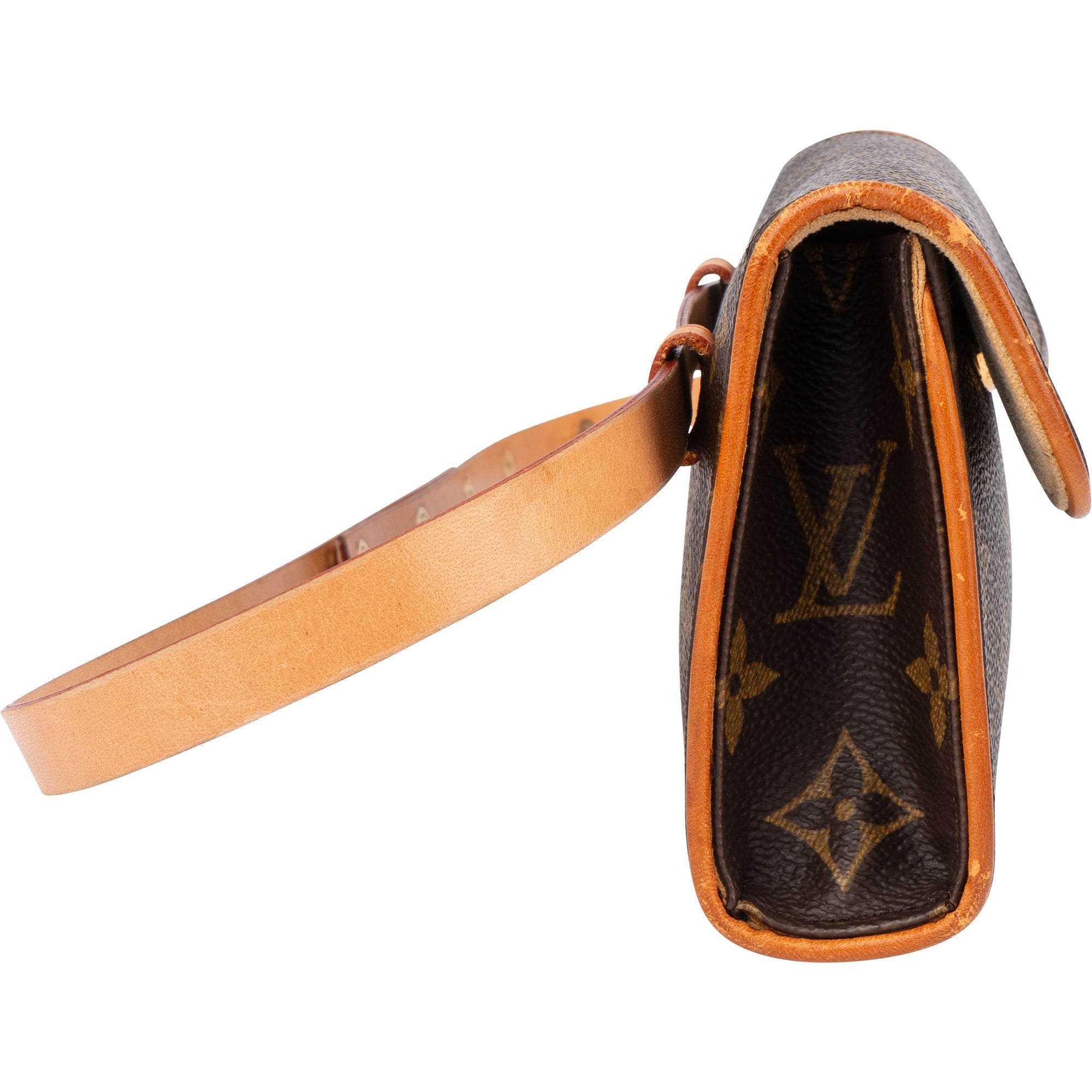 Louis Vuitton Canvas Monogram Pochette Florentine Crossbody Bag – vintage on friday
