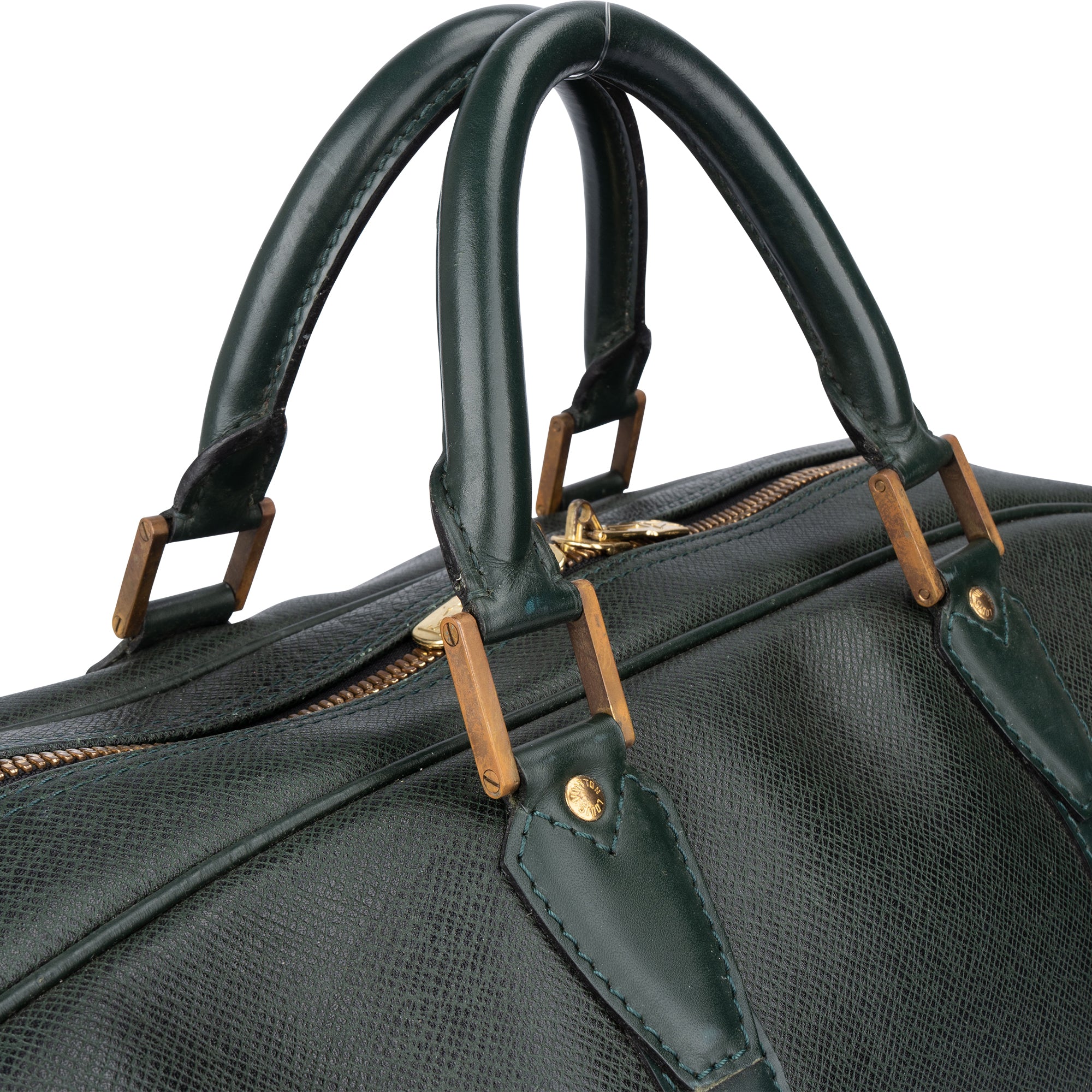 Louis Vuitton Vert Taiga Leather Kendall 45 Travel Bag – vintage on friday