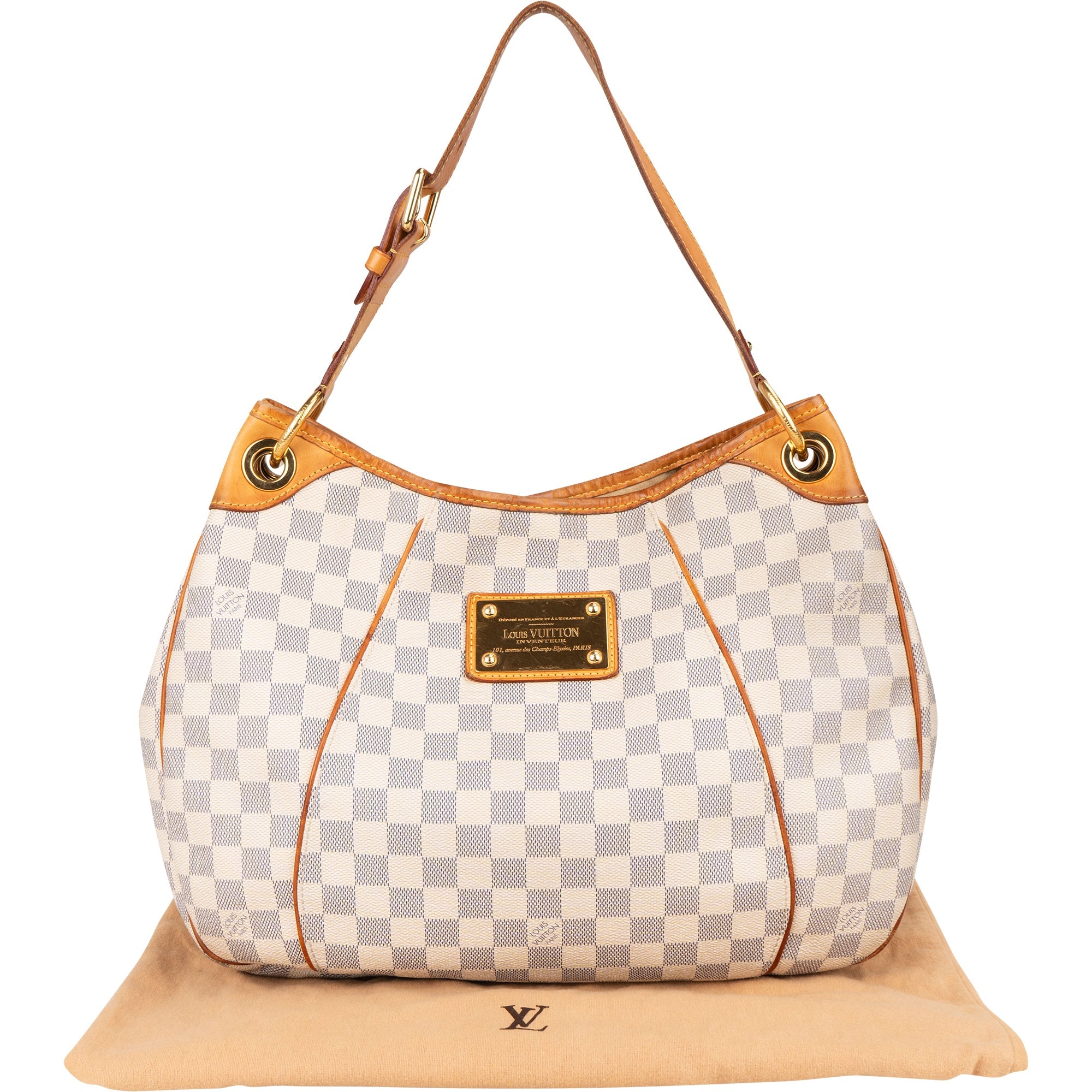 Louis Vuitton Damier Azur Monogram Galliera PM Handbag – vintage on friday