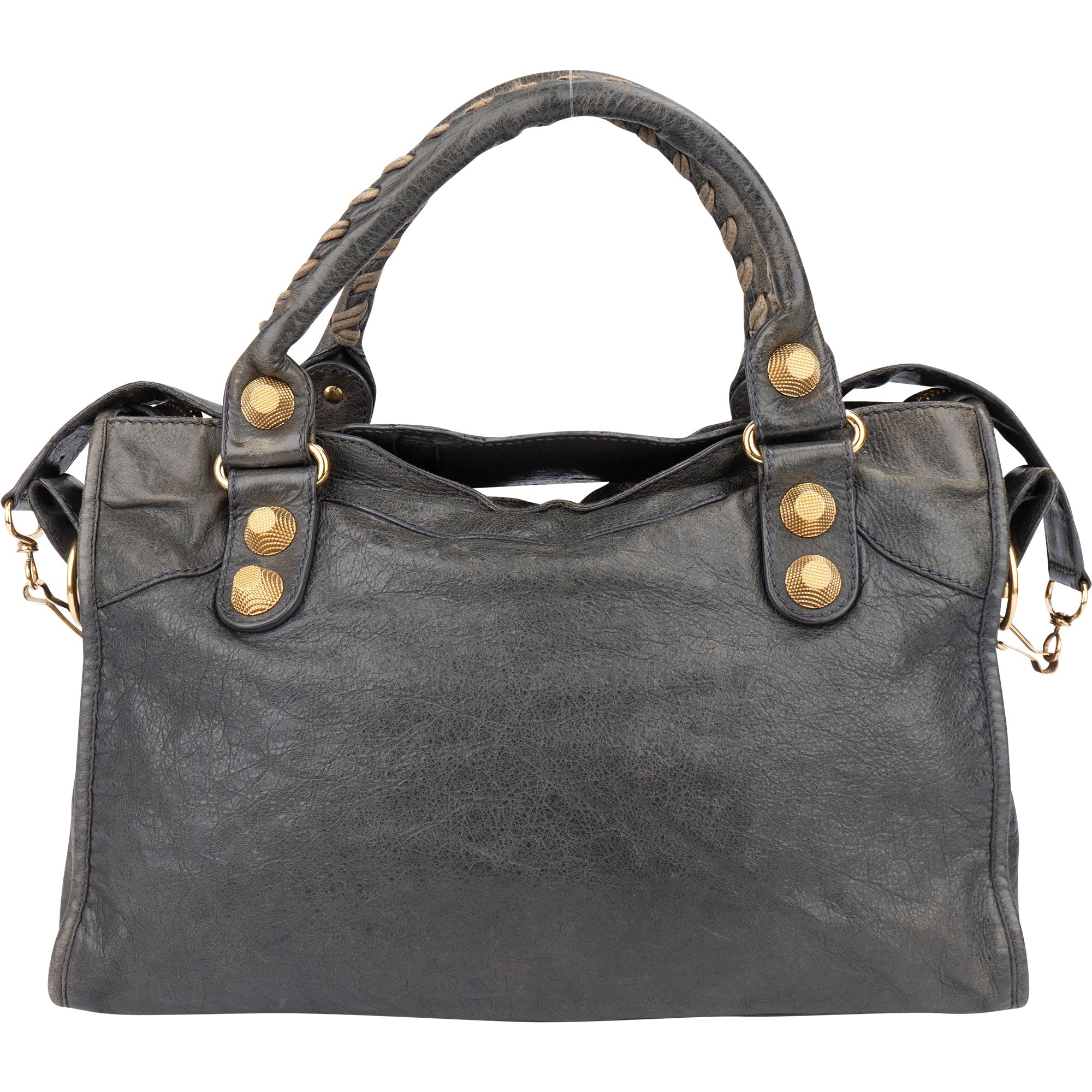 Balenciaga Grey Leather Classic City Handbag – vintage on friday