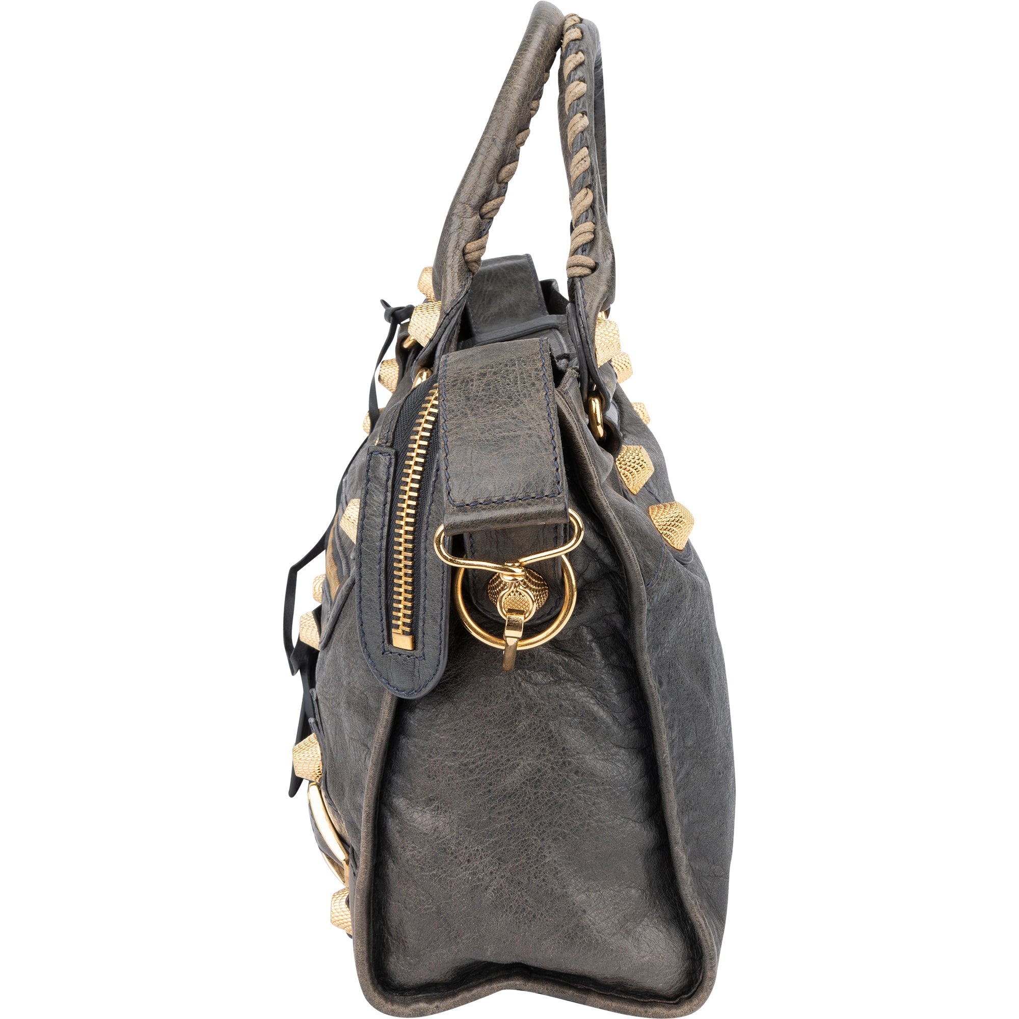 Balenciaga Grey Leather Classic City Handbag – vintage on friday