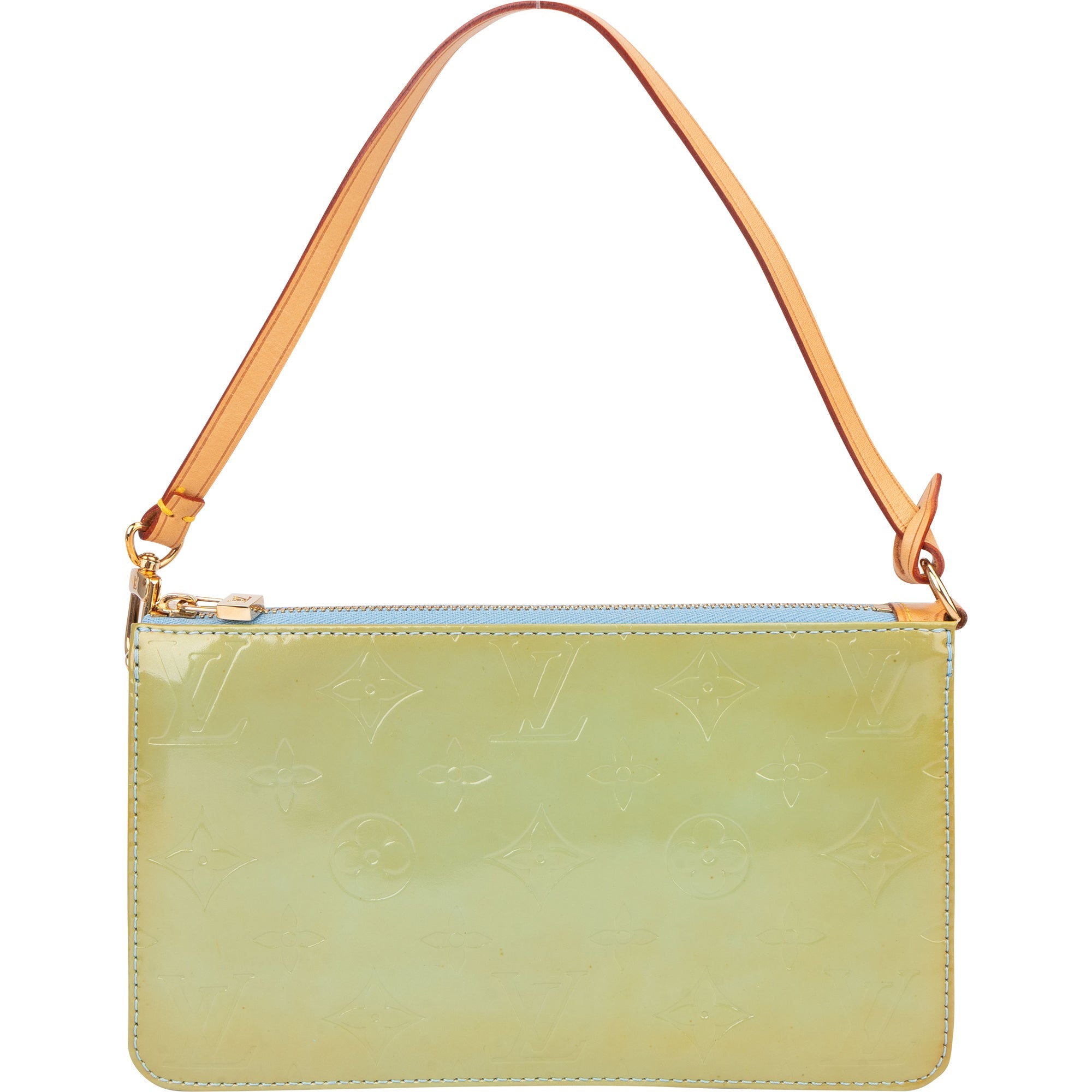 Louis Vuitton Green Vernis Monogram Lexington Pochette Handbag ...