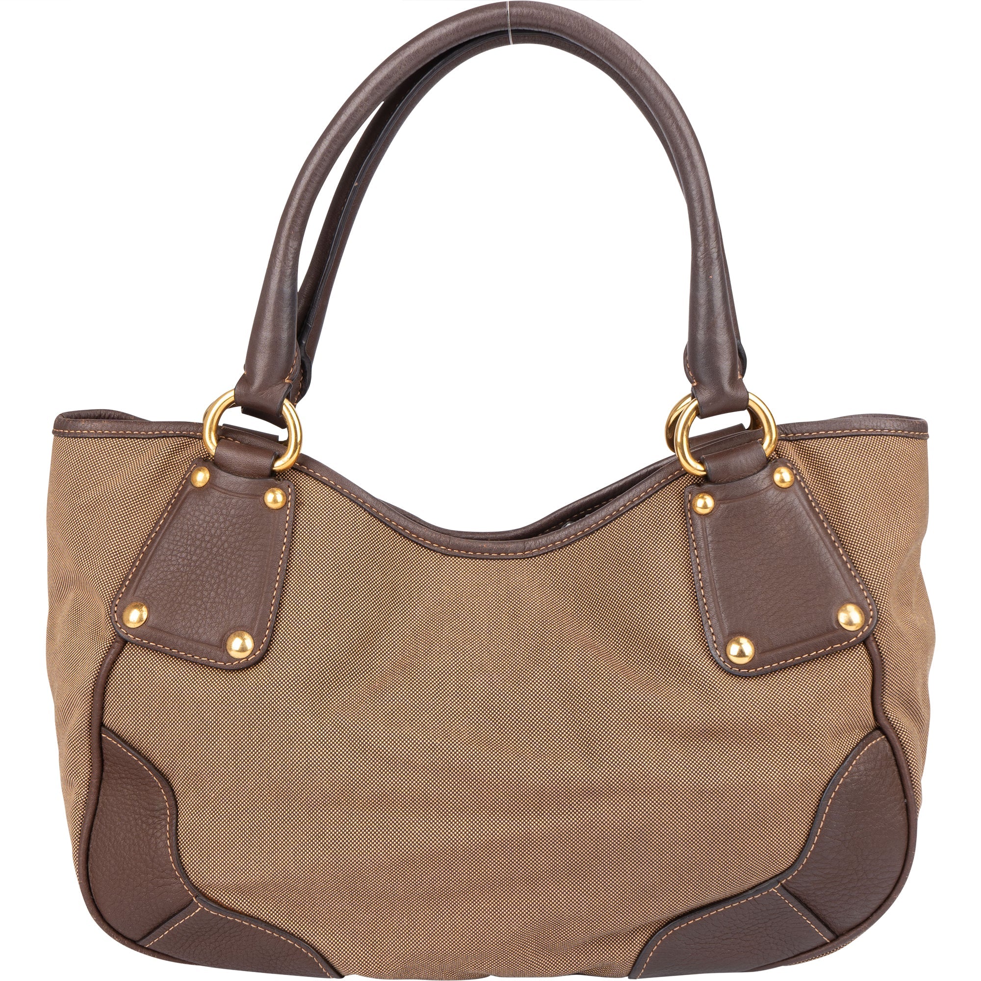 Prada Logo Jacquard Triangle Tote Handbag – vintage on friday